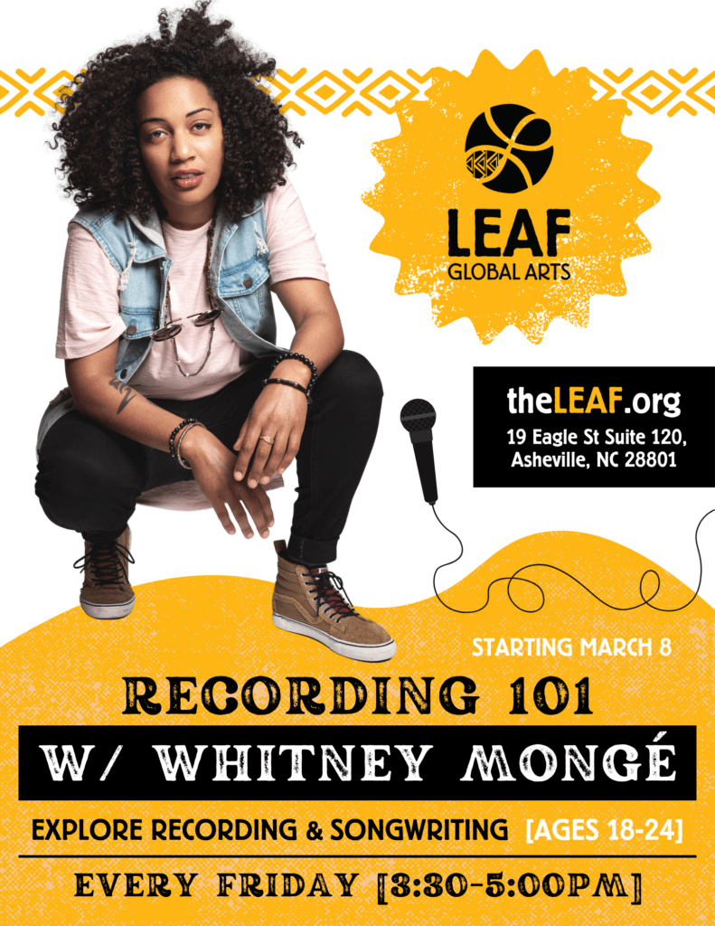 Recording 101 - LEAF Global Arts